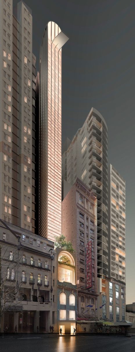 Durbach Block Jaggers designs Sydney pencil tower | ArchitectureAu
