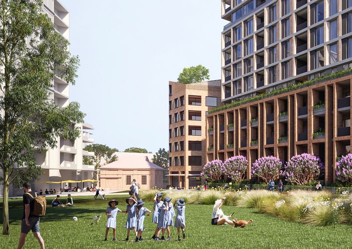 Quartet of architects design six buildings in Sydney's Waterloo ...