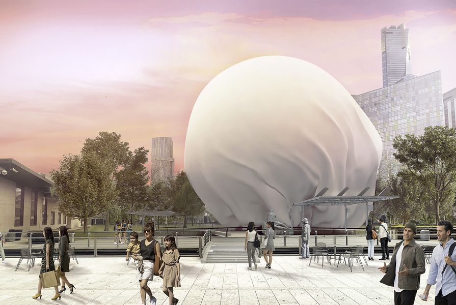 Giant balloon wins 2023 NGV Architecture Commission | ArchitectureAu