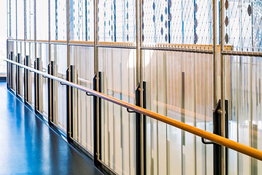 Webnet mesh safety barriers by Tensile | ArchitectureAu