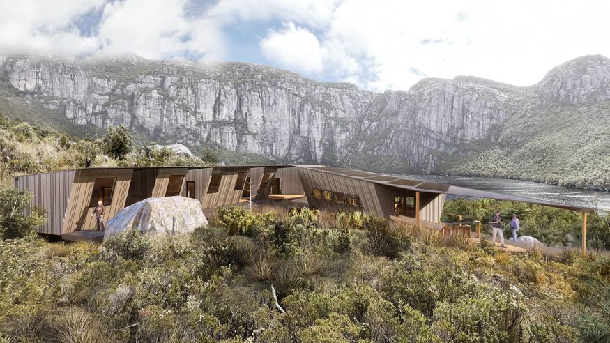 Concept designs released for new Tasmanian Tyndall Range trail huts ...