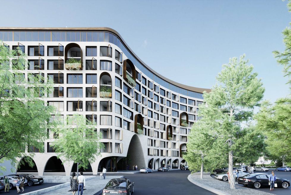 Canberra tower complex designed around central courtyard | ArchitectureAu