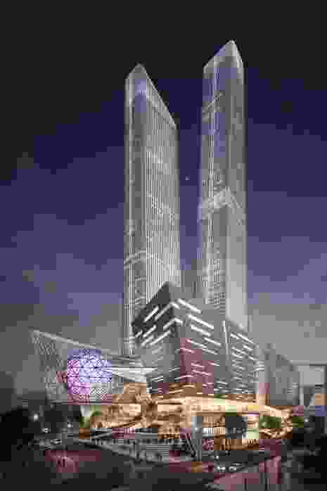 World Trade Centre twin-towers proposed for Perth | ArchitectureAu