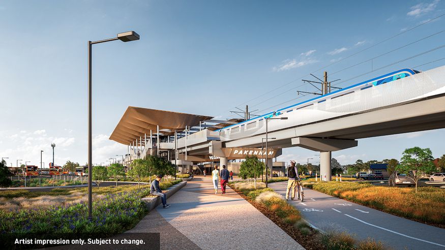 Two new station designs unveiled in Melbourne | ArchitectureAu