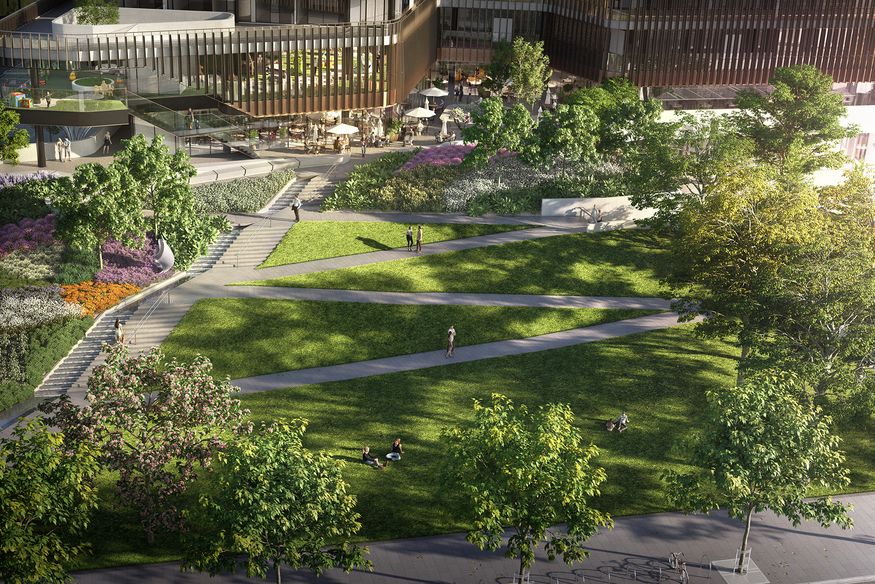 Designs for Melbourne Square public park released | ArchitectureAu