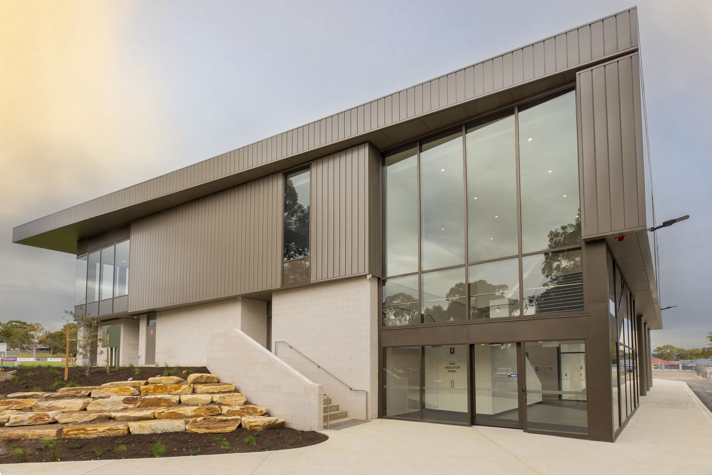 Fielders Boulevard cladding used at Modbury Sports Club | ArchitectureAu