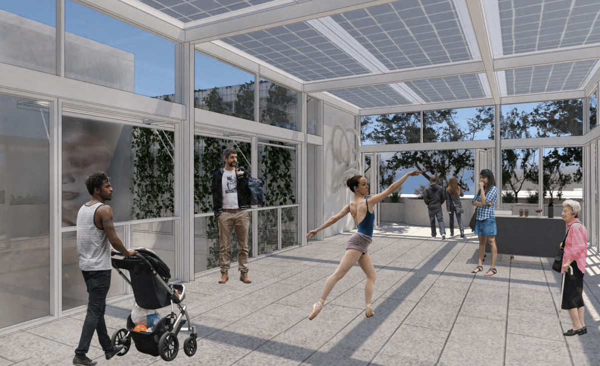 Rooftop pavilion proposed for historic Melbourne building | ArchitectureAu