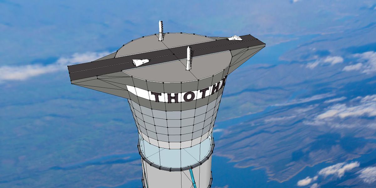 Inflatable tower to the edge of space | ArchitectureAu