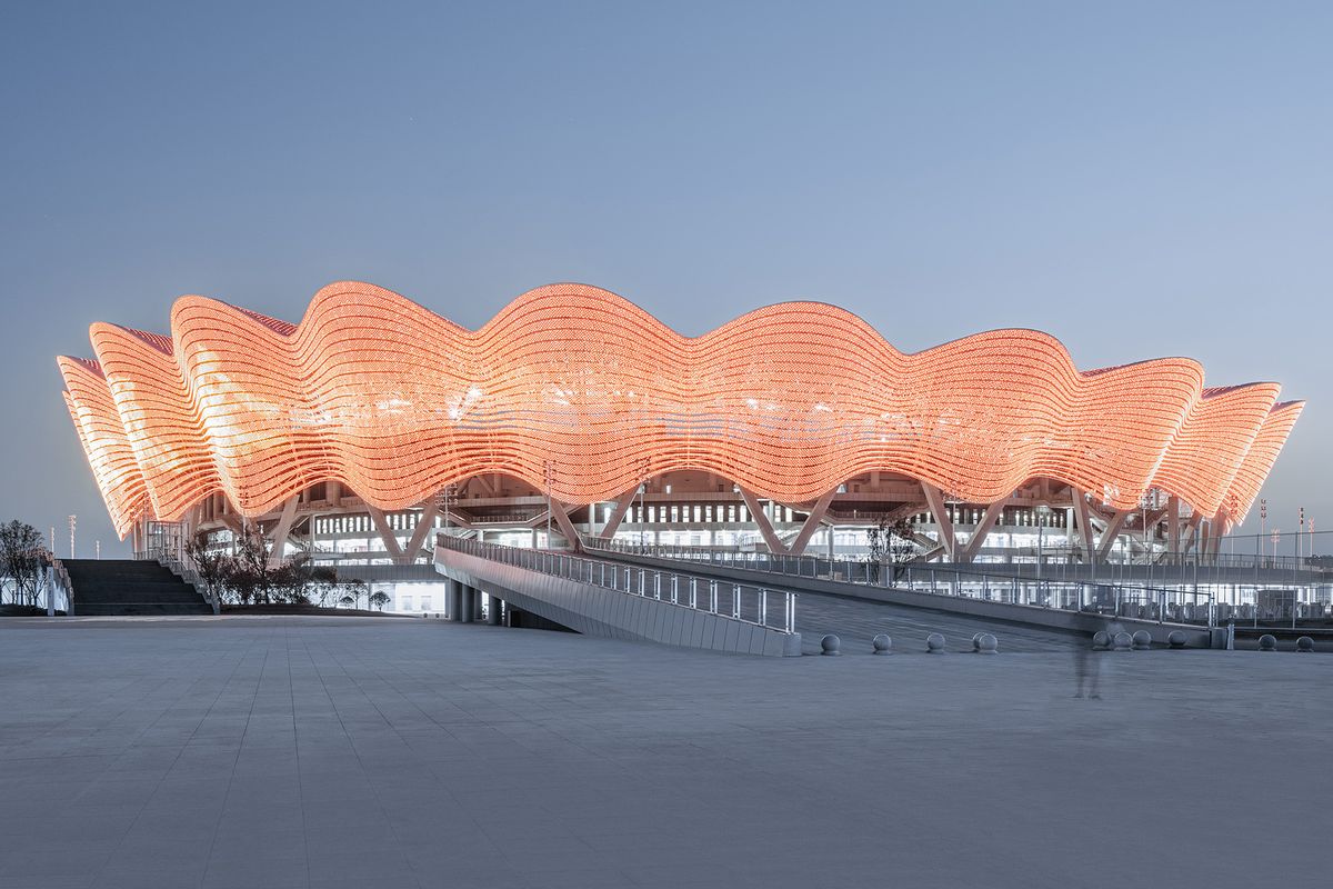 Xi'An Olympic Stadium by PTW Architects | ArchitectureAu