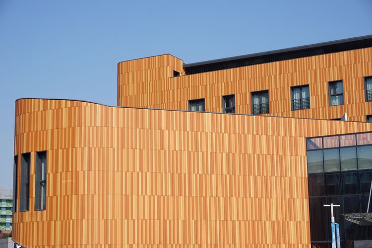Clayton terracotta ventilated facade system by Fairview | ArchitectureAu