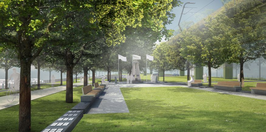 Linear park to fill in space under new Melbourne ‘sky rail ...