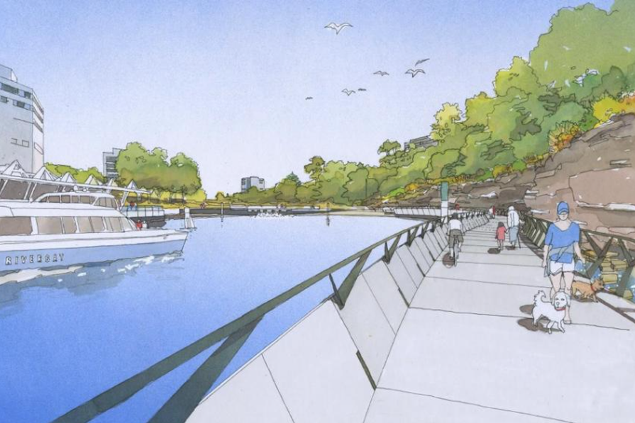 Parramatta boardwalk to provide ‘missing link’ along river | ArchitectureAU