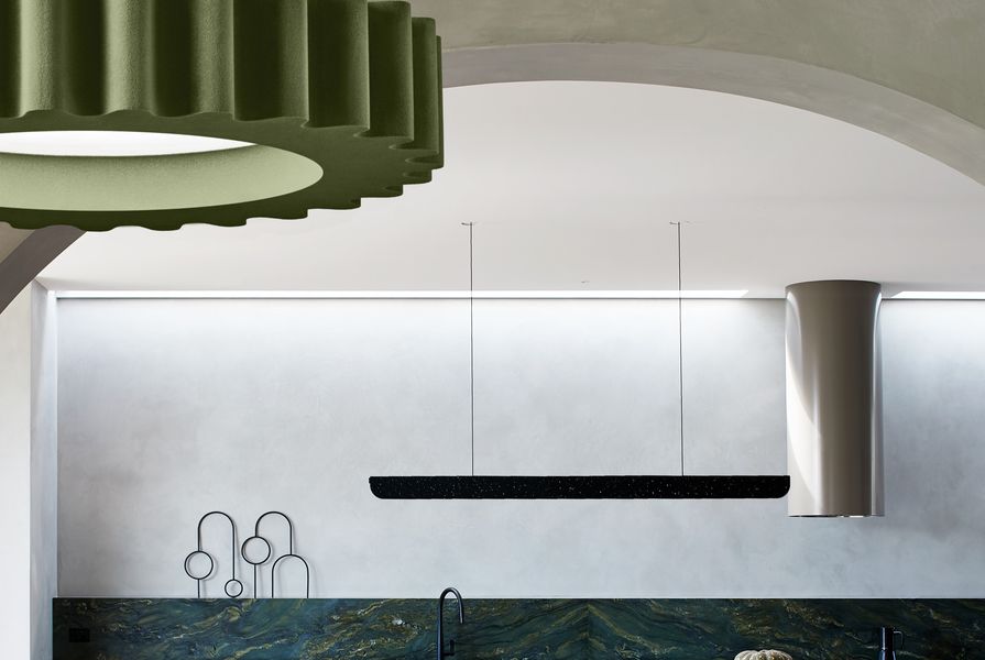 Opera acoustic pendant by Acustico Lighting | ArchitectureAu