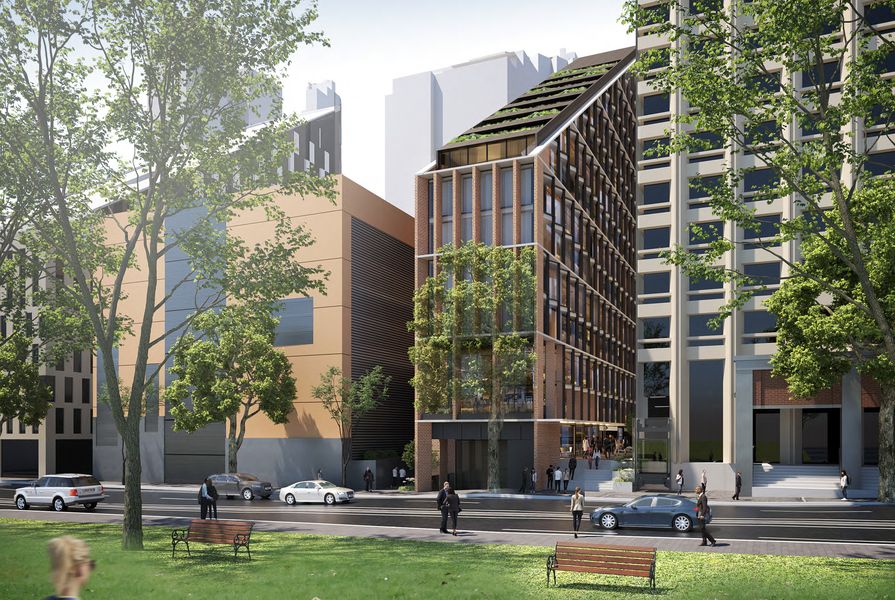 Wedge-shaped hotel proposed for central Sydney | ArchitectureAu