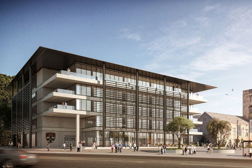 Two buildings to define new University of Sydney entrance | ArchitectureAu