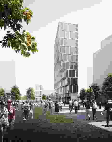 Green Square tower proposal modified | ArchitectureAu