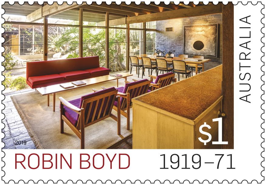 Australia Post releases commemorative Robin Boyd stamp | ArchitectureAu