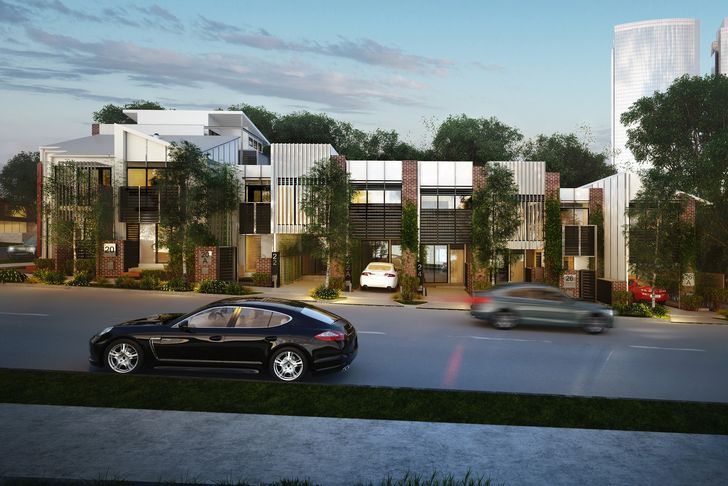 Tiny terrace houses on smallest freehold lots underway | ArchitectureAu