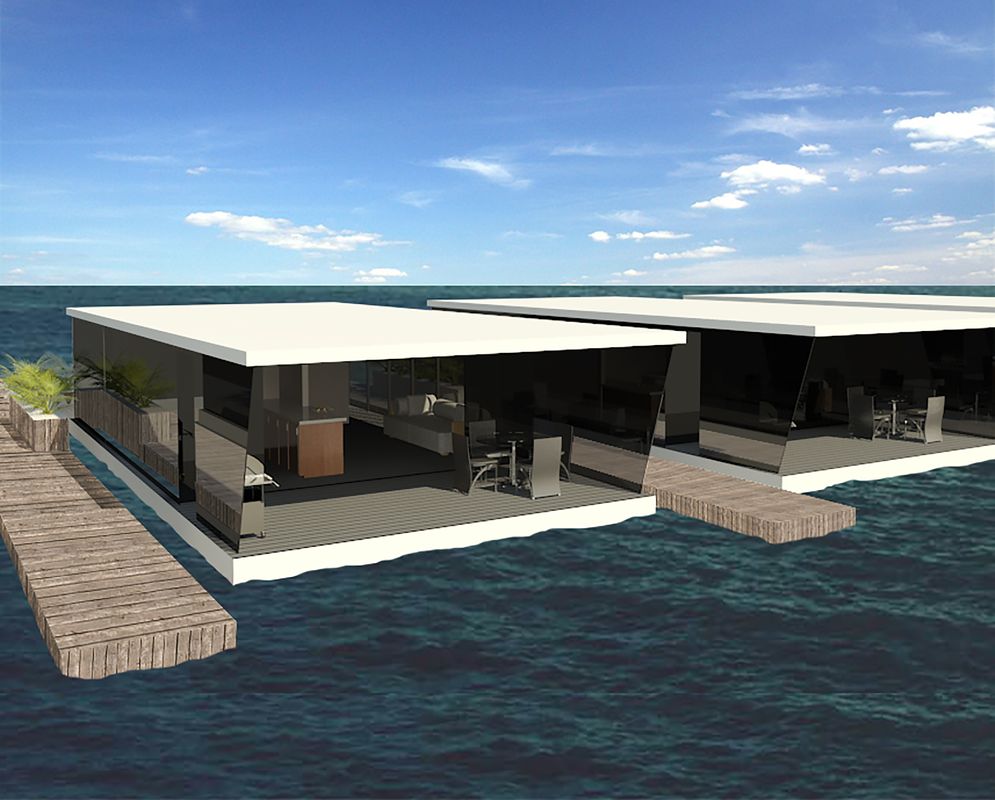 Student designs floating 'apartments' | ArchitectureAu