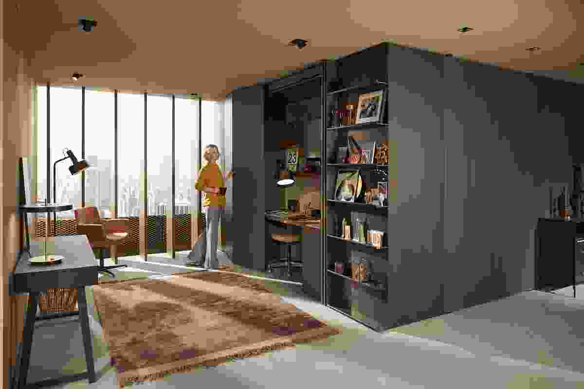 REVEGO pocket door systems by Blum | ArchitectureAu