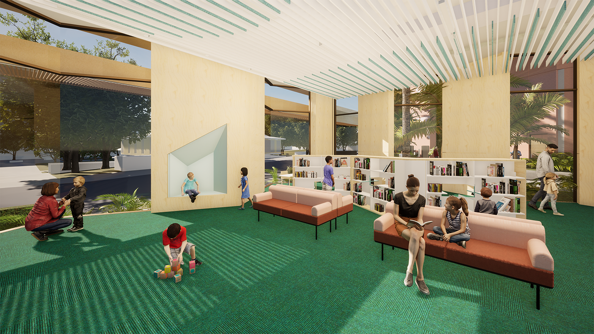 Lahznimmo's Central Coast public library approved | ArchitectureAu