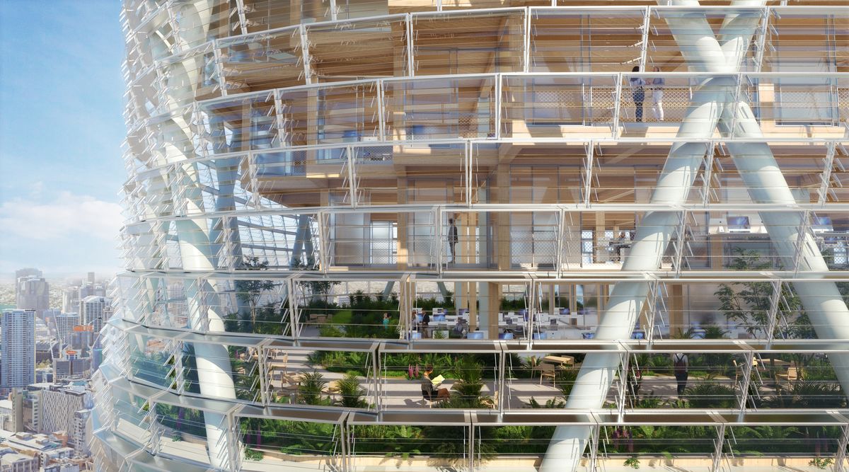 World's tallest hybrid timber tower to house Atlassian HQ in Sydney ...