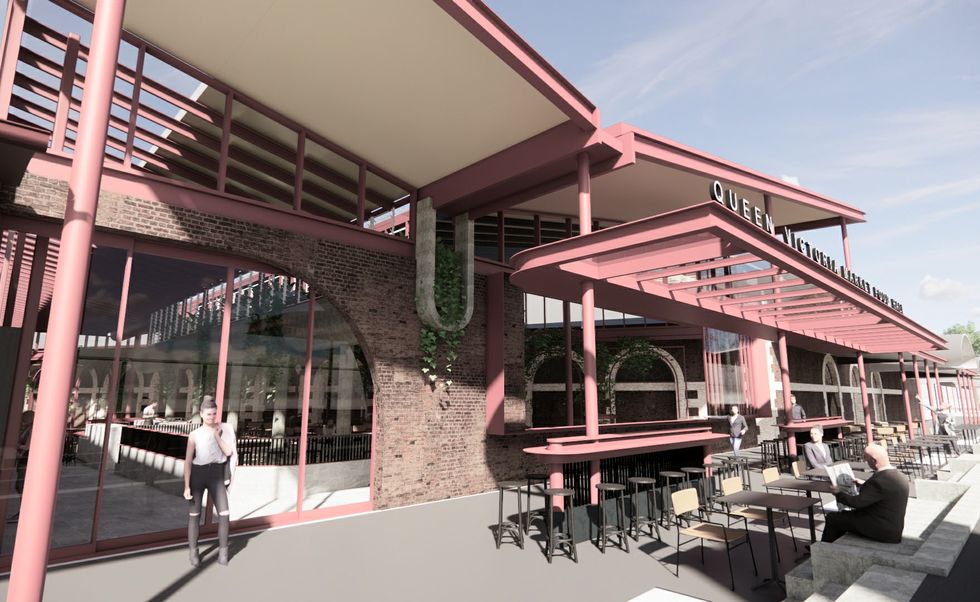 New food hall for Melbourne’s Queen Victoria Market | ArchitectureAU