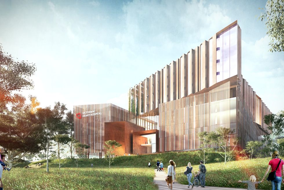 First look at the Victorian Heart Hospital | ArchitectureAu