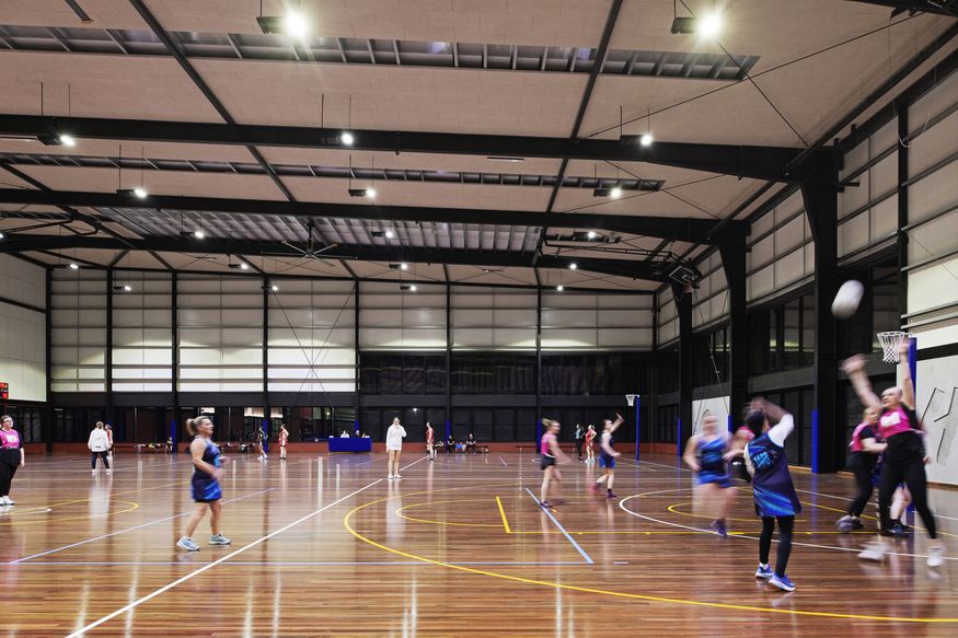 Kingspan insulated panels at Jubilee Park Stadium | ArchitectureAu