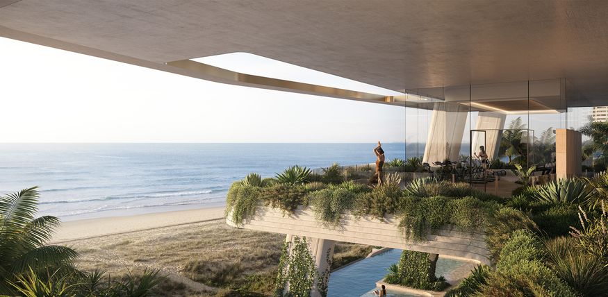 Beachfront tower responds to the ‘ripples and recesses’ of the tide ...