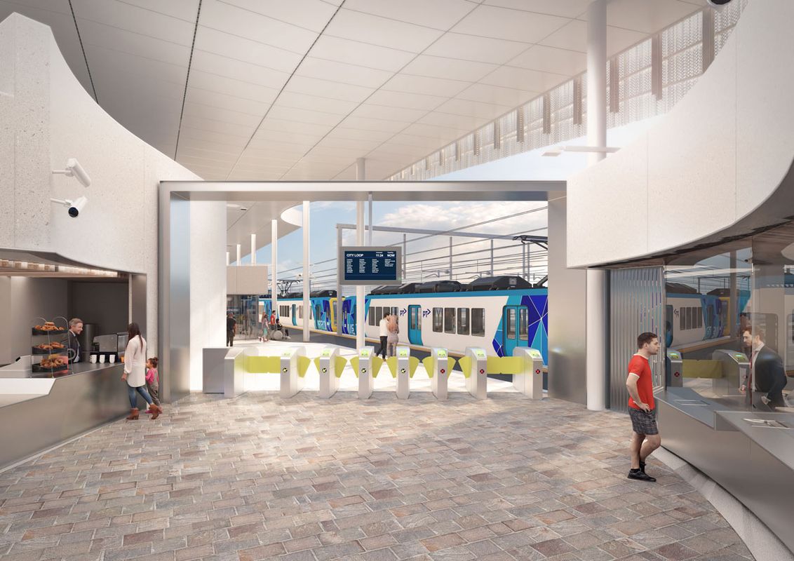 Refreshed design for Frankston station as construction begins ...