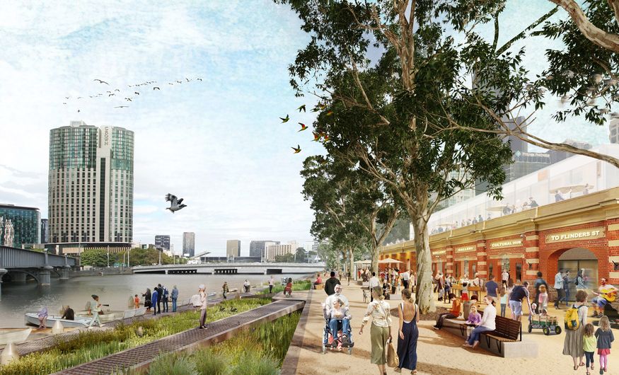 Design ideas unveiled for Melbourne’s Greenline | ArchitectureAu
