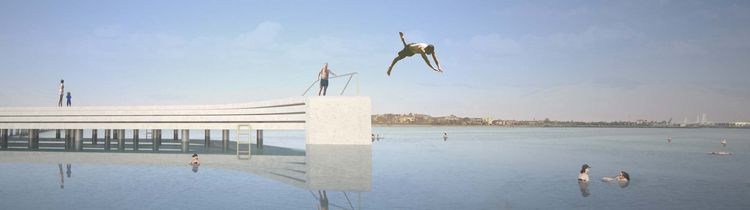 Wave design wins St Kilda jetty ideas competition | ArchitectureAu