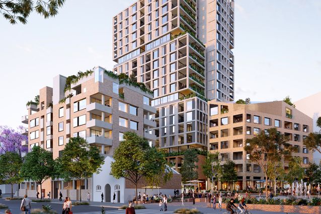 Quartet of architects design six buildings in Sydney's Waterloo ...