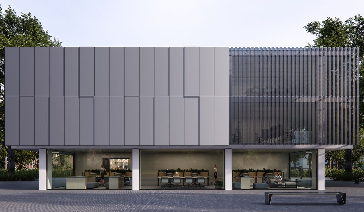 Tego Box aluminium cladding by Solidal | ArchitectureAu