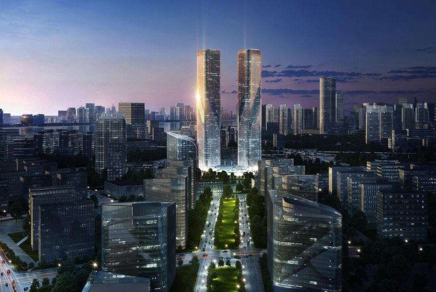 LAVA designs tallest towers in Hangzhou, China | ArchitectureAu