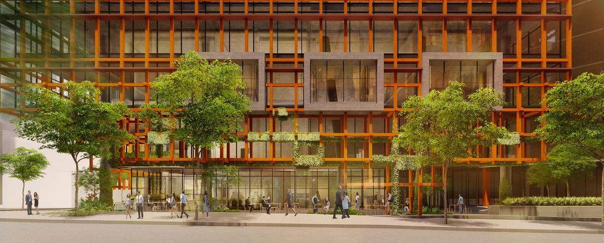 Terracotta lattice tower proposed for Brisbane | ArchitectureAu