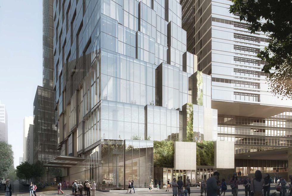 New visions of Kengo Kuma's first Australian tower | ArchitectureAu