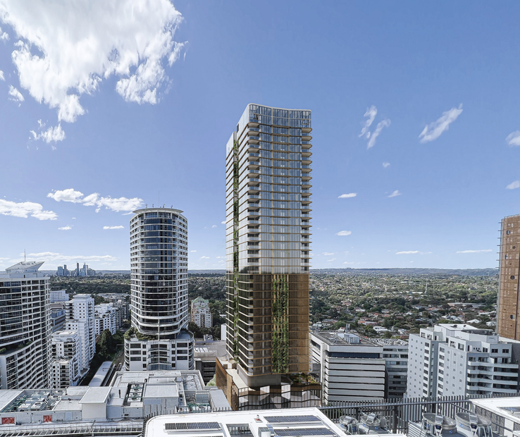 ‘Sculpted’ tower proposed for Sydney's North Shore | ArchitectureAu