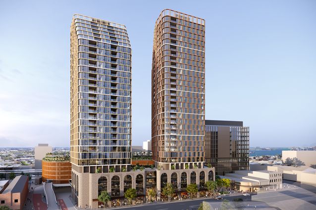 Revised designs for Newcastle towers unveiled | ArchitectureAu