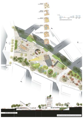 Green Square Library & Plaza unveiled | ArchitectureAu