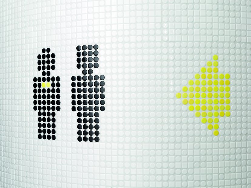 Jasba Loop circular mosaics by Klay Tiles and Facades | ArchitectureAu