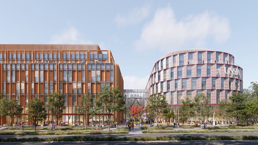 First stage of UNSW Canberra City campus under construction ...