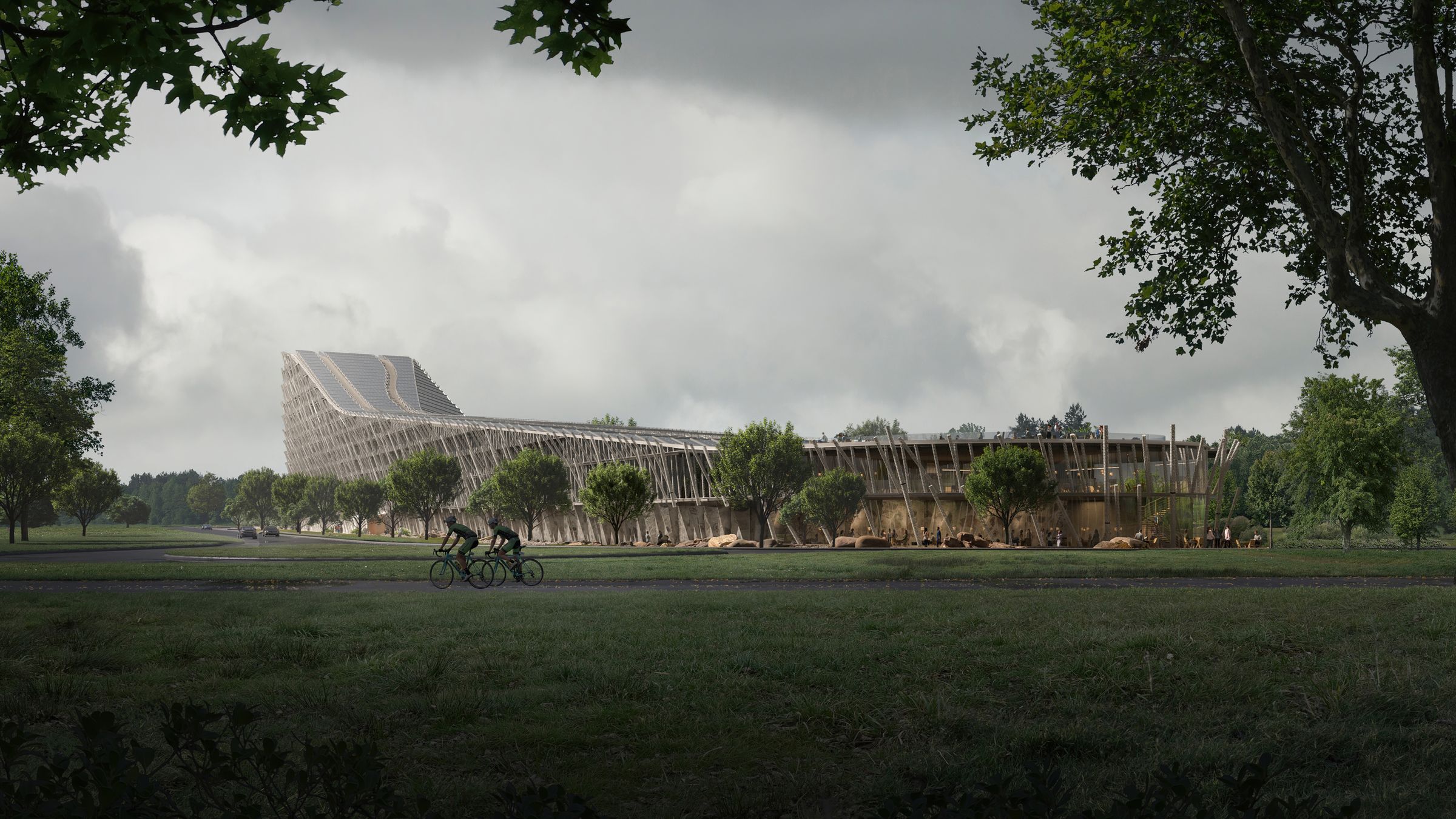 Design revealed for Western Sydney's Winter Sports World | ArchitectureAu