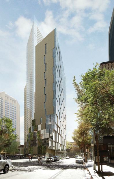 New visions of Kengo Kuma's first Australian tower | ArchitectureAu