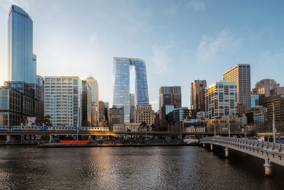 Melbourne's 'pantscraper' hemmed and approved | ArchitectureAu