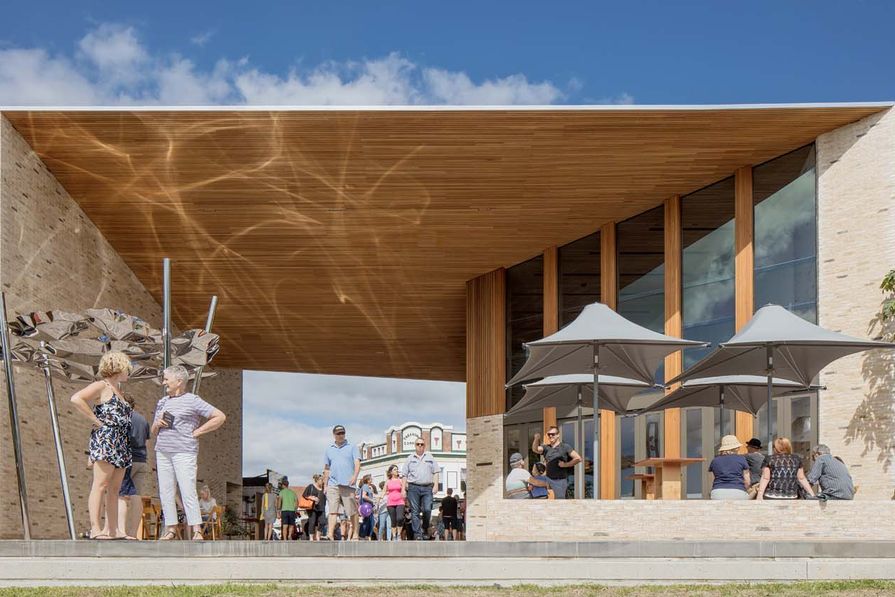 CHROFI’s grand arch for Maitland opens | ArchitectureAU