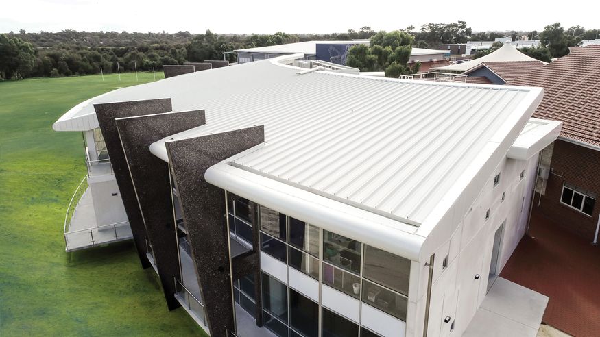 FreeForm architectural roof cladding from Fielders | ArchitectureAu