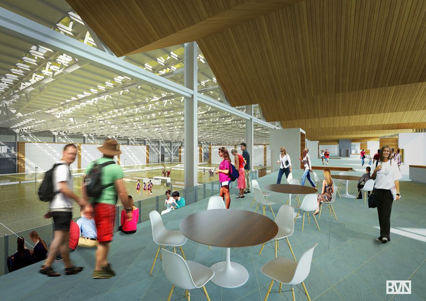 BVN designs Queensland State Netball Centre | ArchitectureAu