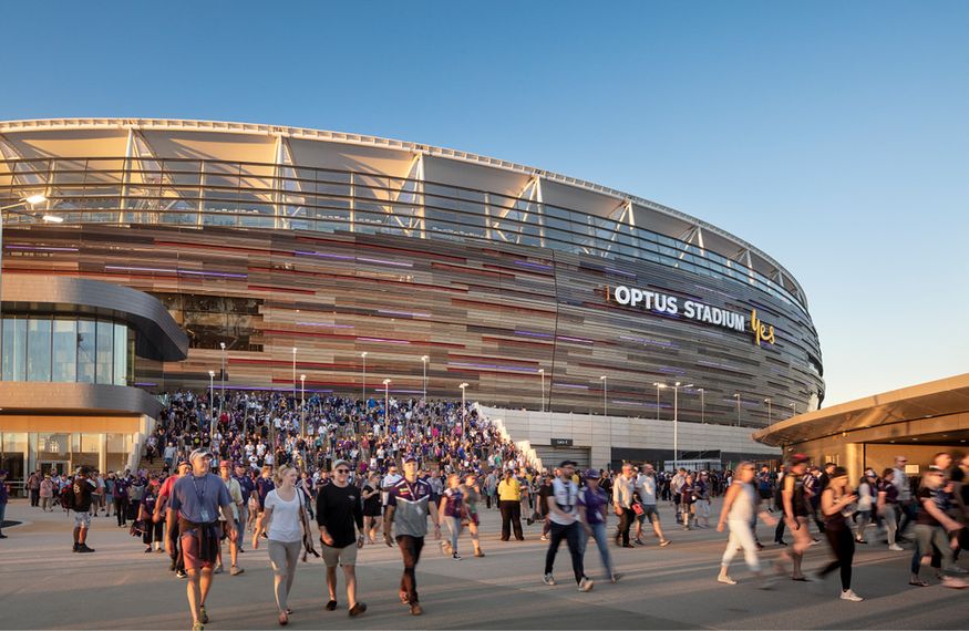 Maximizing intensity: Optus Stadium | ArchitectureAu